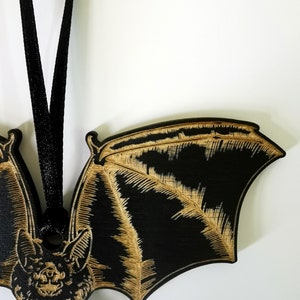 Bat Wooden Christmas Tree Ornament • Christmas Tree-decore • Home ...