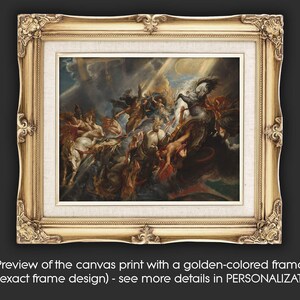 Stretched Canvas Print | the Fall of Phaeton by Peter Paul Rubens ...