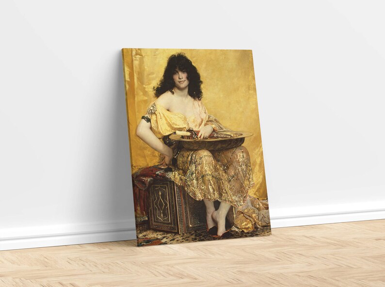 Salome by Henri Regnault Canvas Print (1870) • Giclée Prints ...