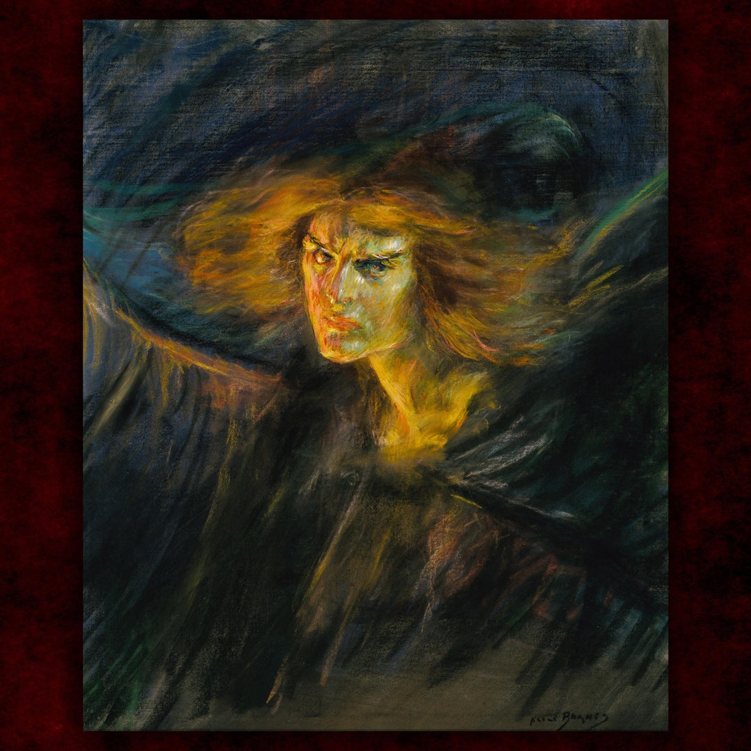 Lucifer by Alice Pike Barney Giclée Canvas Print (1902) • Homedecorful ...