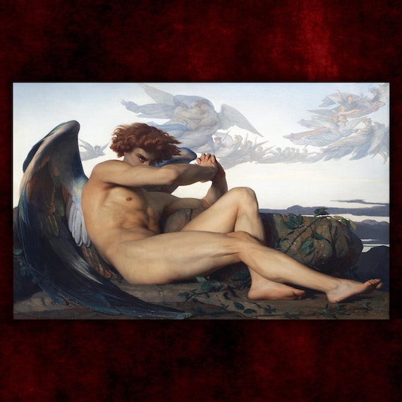 Fallen Angel Painting Alexandre Cabanel
