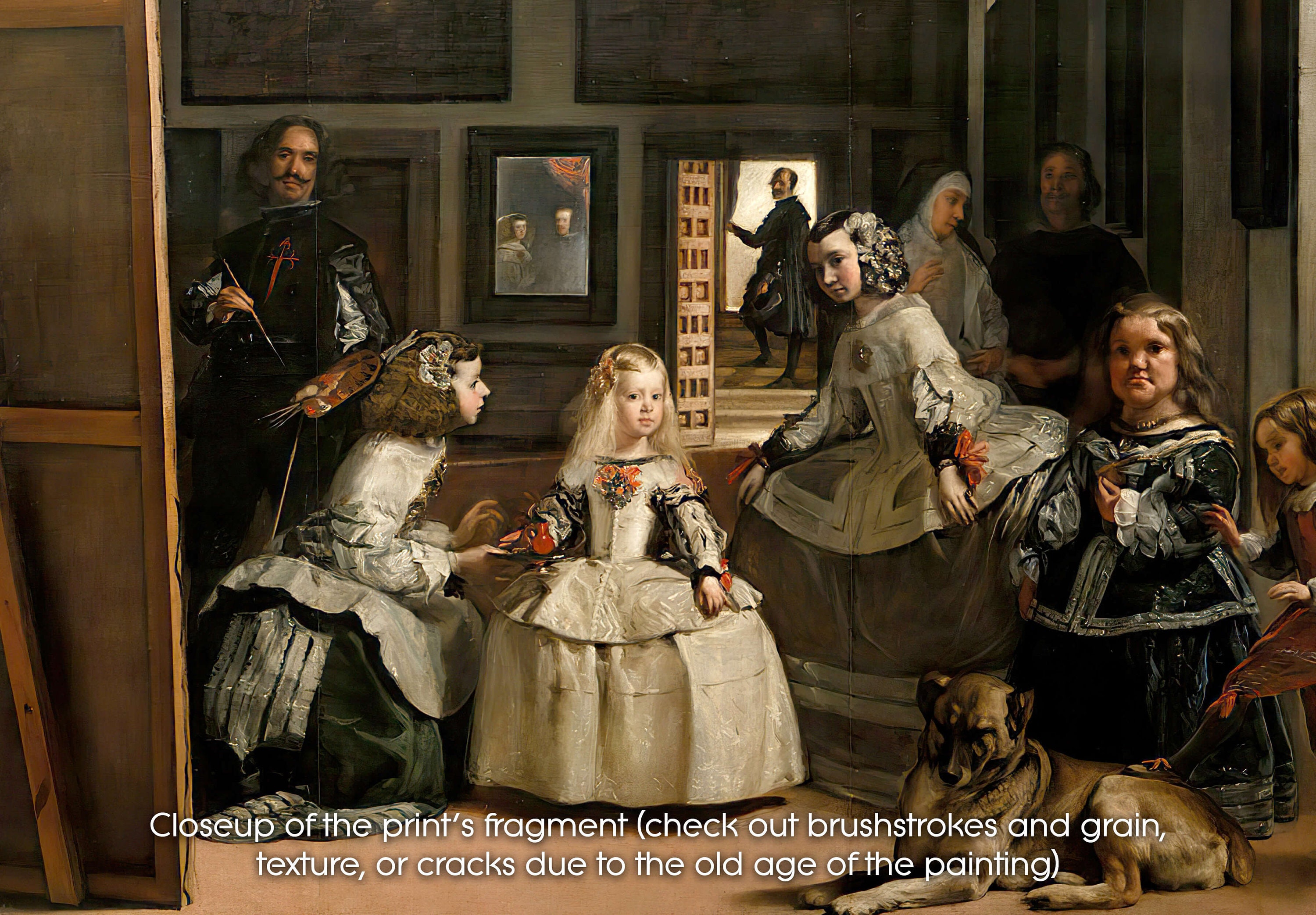 Las Meninas by Diego Velázquez Canvas Print (1656) • Giclée Prints ...