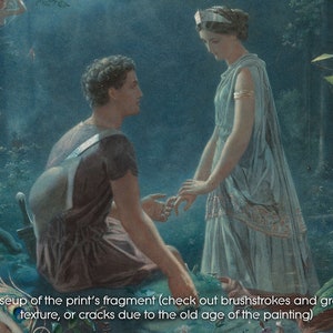 Hermia and Lysander in A Midsummer Night Dream by John Simmons Giclée ...