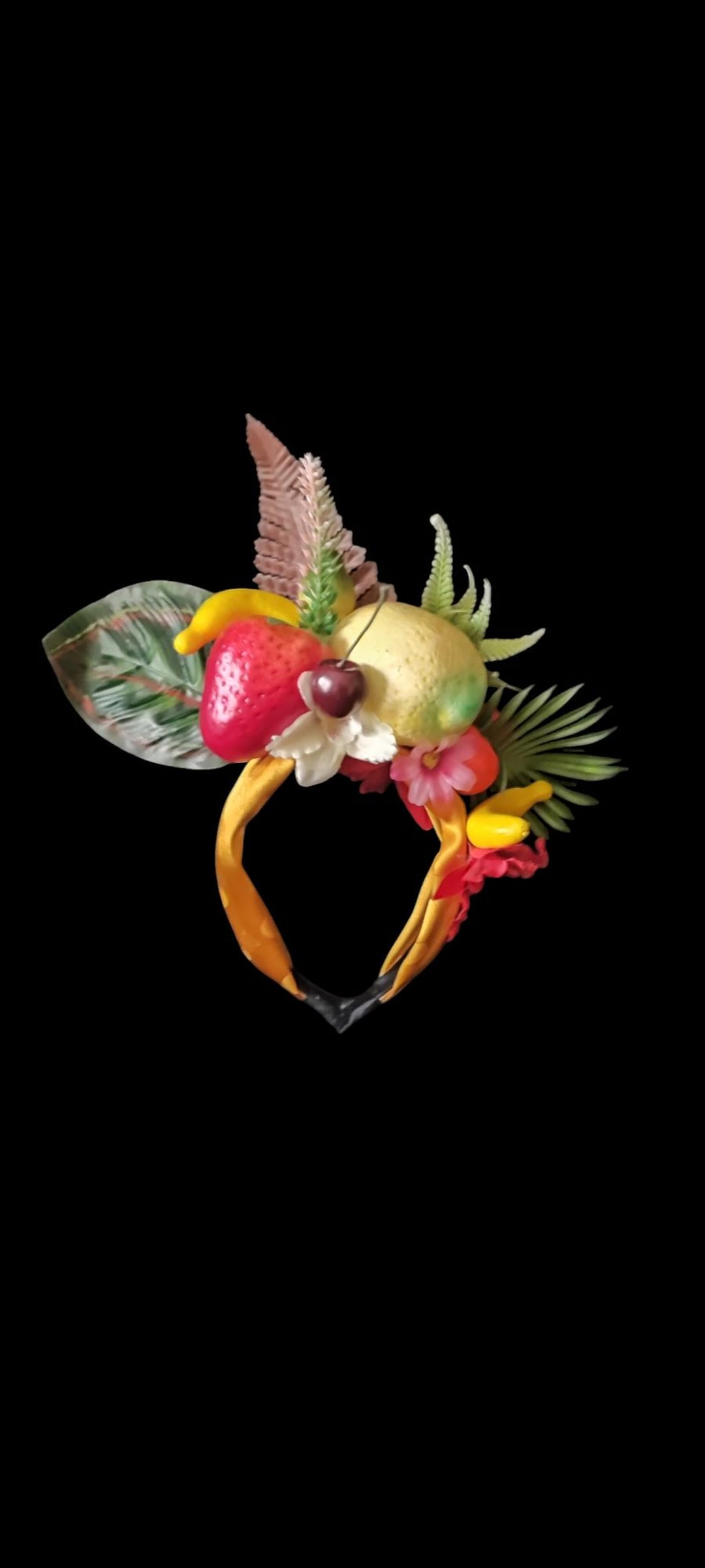 Tropical Headpiece Fruit Headpiece Fruit Headband Fruit Fascinator ...