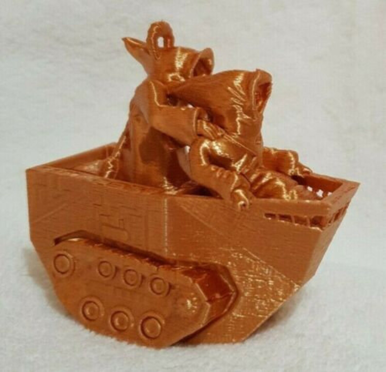 Star Wars Jawa Inspired Christmas Ornament-3d Printed-silk Metallic ...