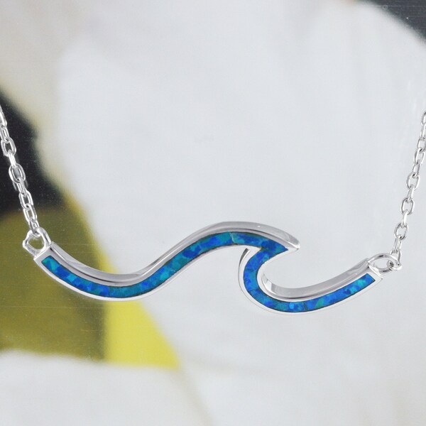 Wave Necklace - Etsy