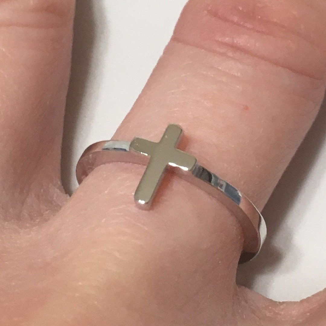 Unique Beautiful Hawaiian Cross Ring Sterling Silver - Etsy