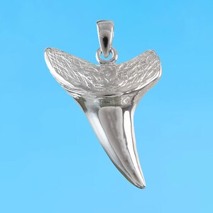 Unique Hawaiian 3D Solid Shark Teeth Necklace, Sterling Silver Shark ...