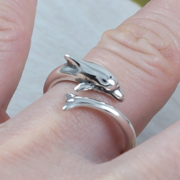 Dolphin Ring - Etsy