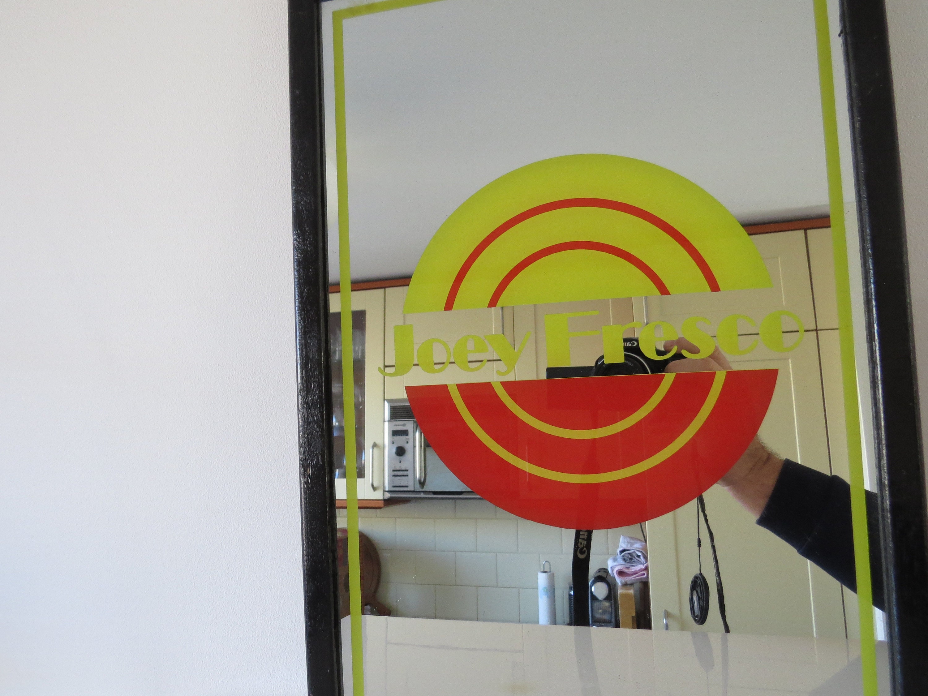 Advertising Mirror of Fashion King Joey Fresco. Netherlands. 70s, Mid ...