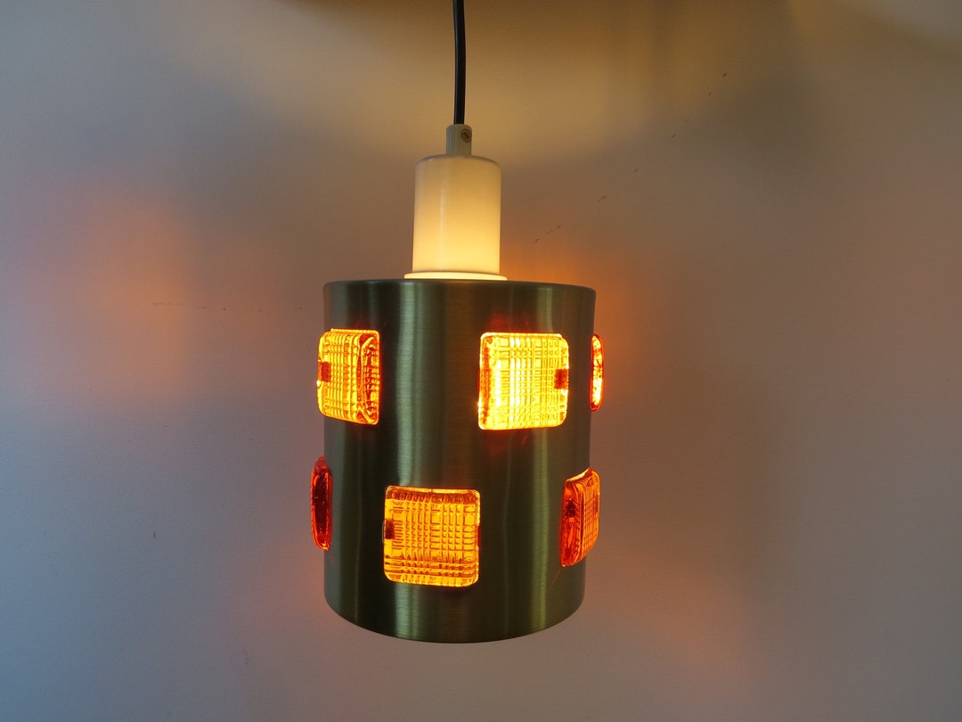 Vintage Hanging Lamp Erik Hoglund, Einar Backstrom. Orrefors. Morals ...