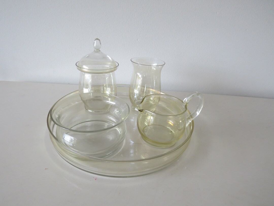 Leerdam Glass Tea Set Cornelis De Lorm. 918. New Art. Art Nouveau - Etsy