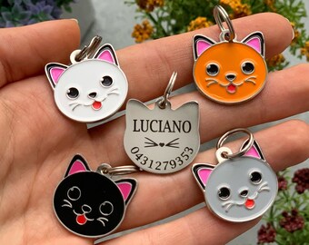 Cat Tags - Etsy