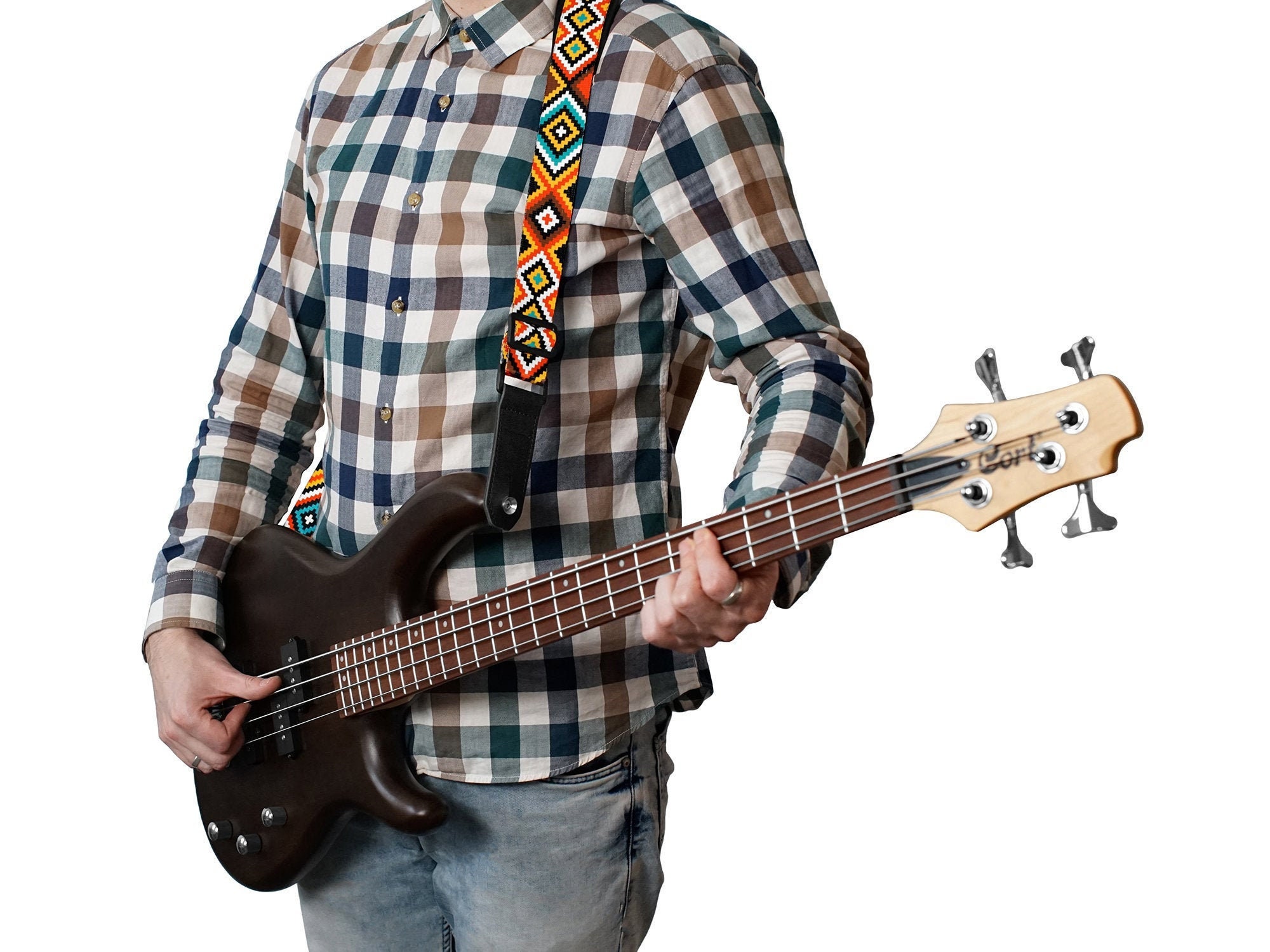 Custom Guitar Strap For Bass Acoustic And Electric Guitars Etsy