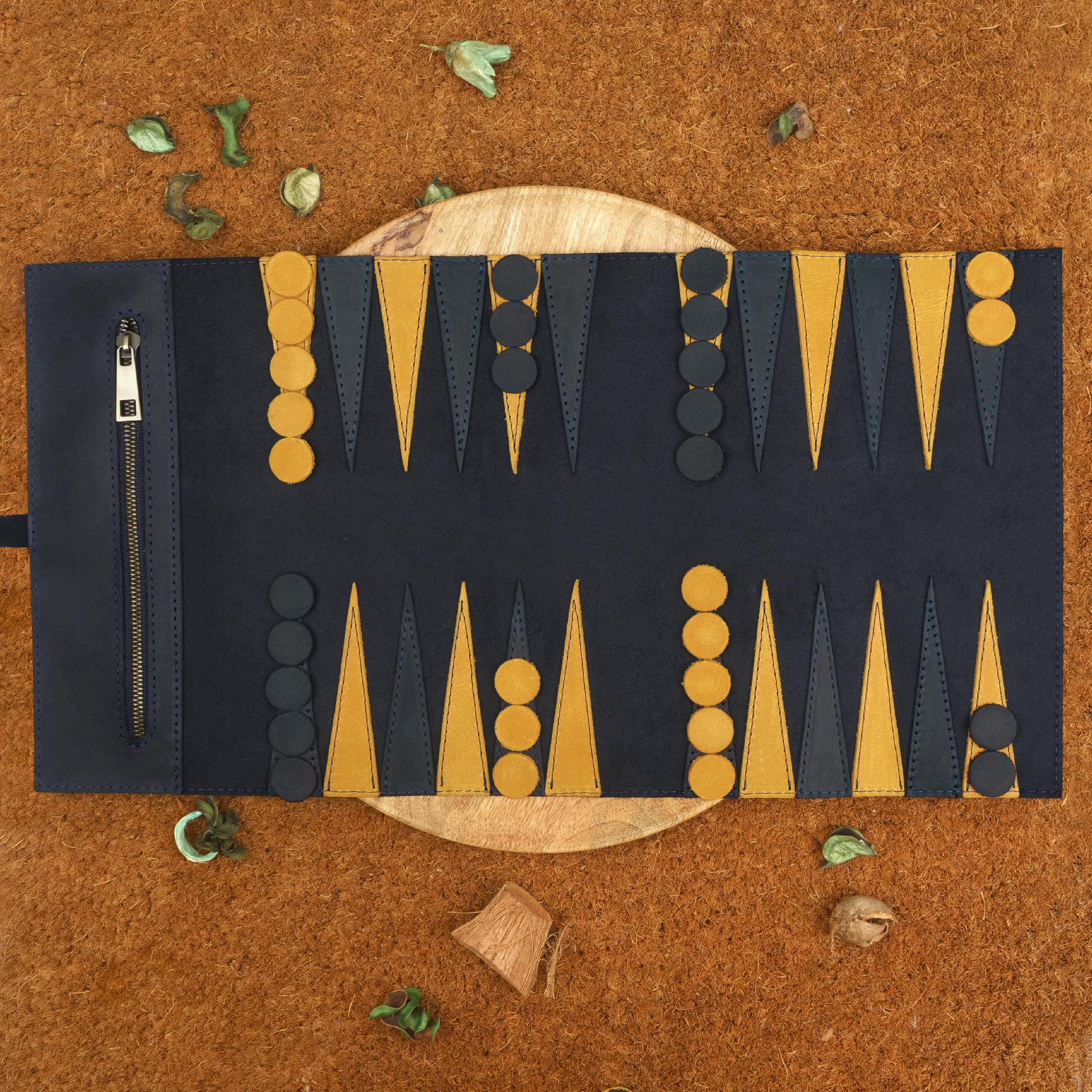Leather Personalized Backgammon Set, Custom Christmas Gift for Any Game ...