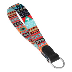 Tribal Monogram Keychain, Wristlet Keychain Personalized, Engraved Key ...