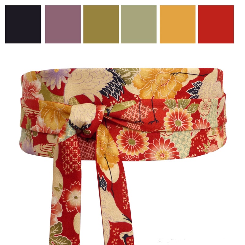Wide Fabric Belt - Etsy
