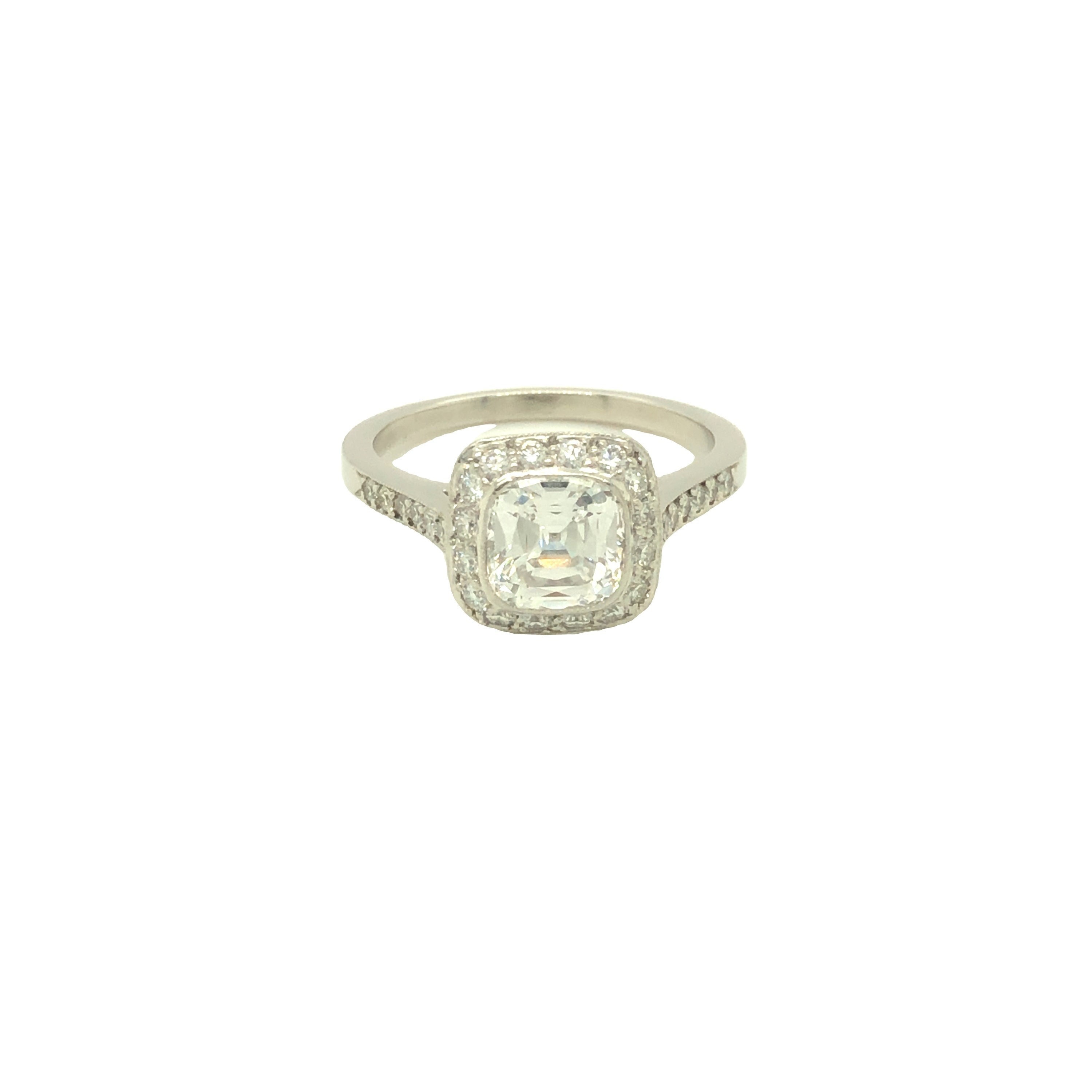 Certified Tiffany & Co Legacy Collection 1.54 Ct E VS1 Diamond ...