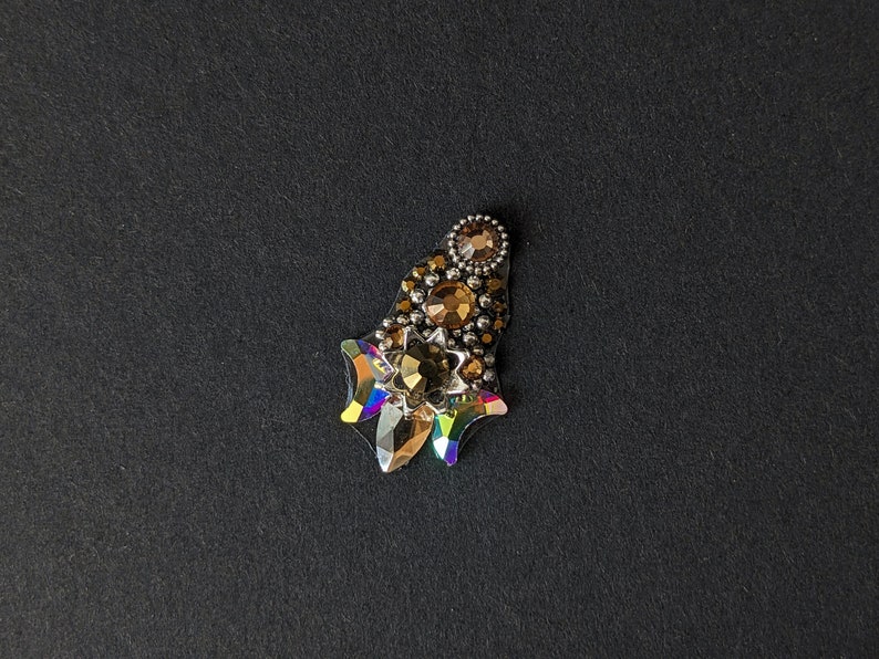 Moon Bindi Tribal Fusion Silver Crystal Bindi Crescent Moon Face Jewels ...