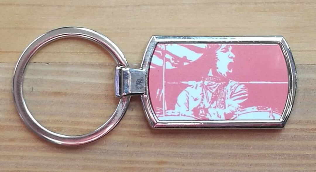 Keyring Featuring a Portrait of Keith Moon - Etsy