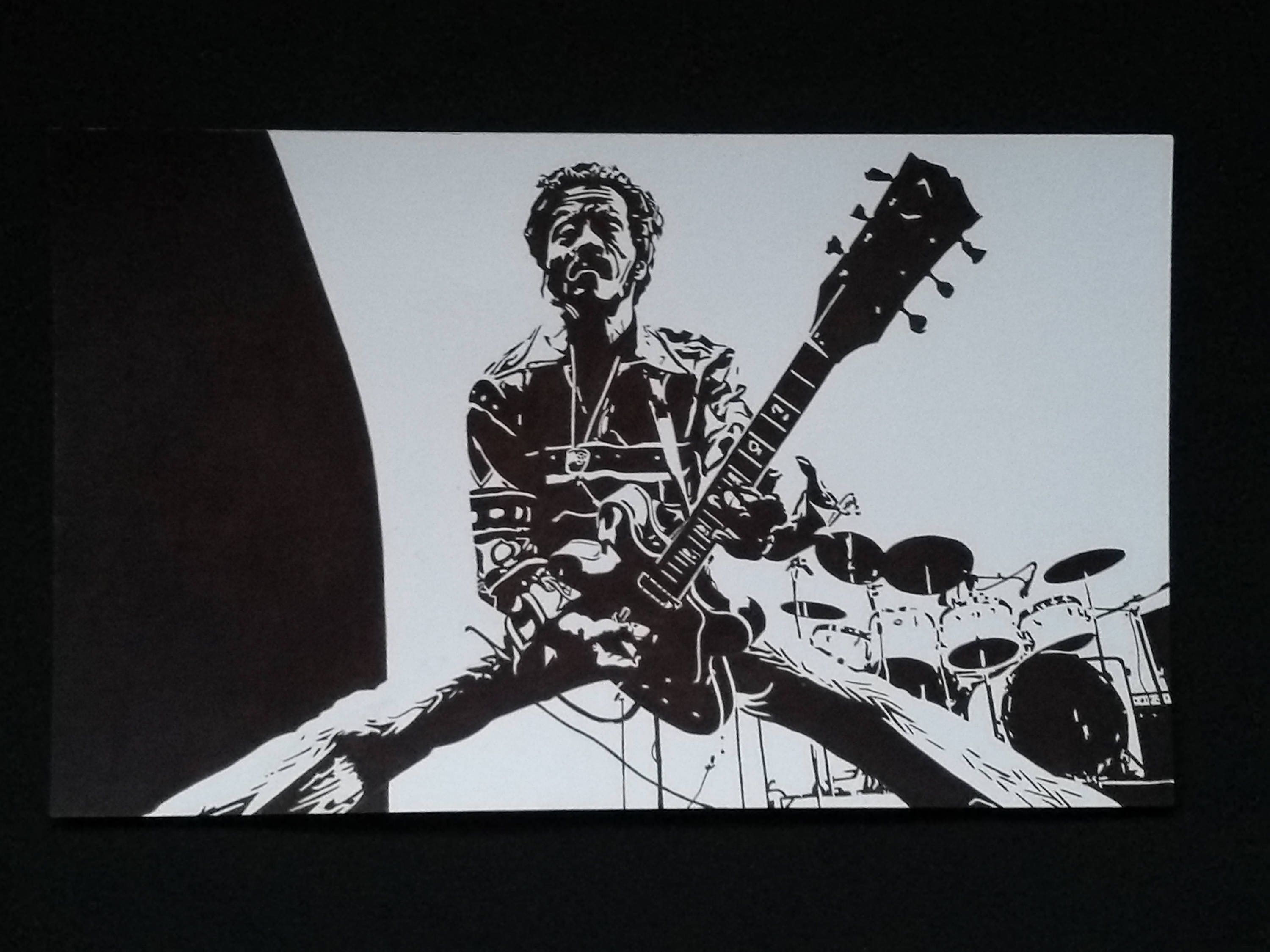 Giclée Print Featuring a Portrait of Chuck Berry - Etsy