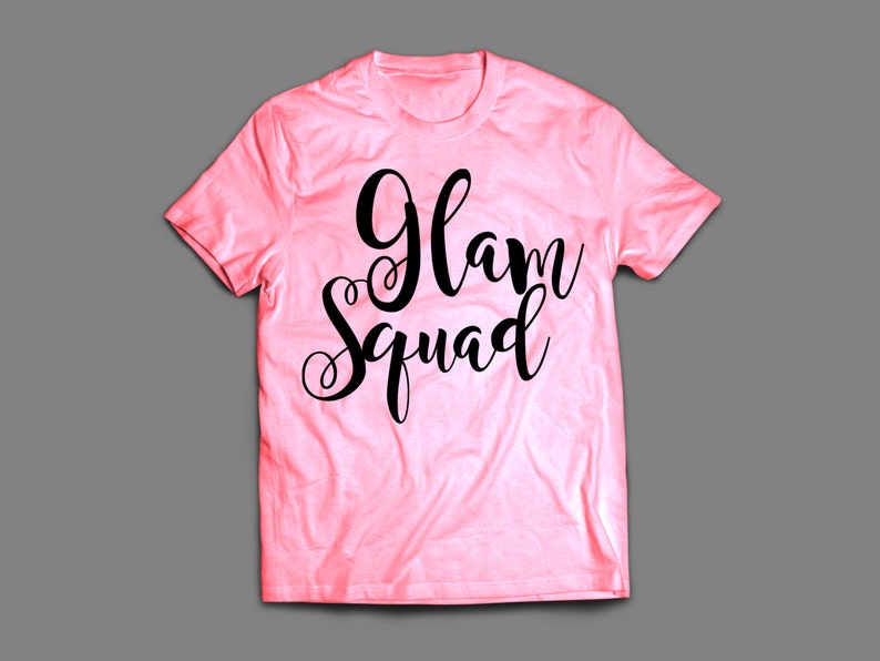 Glam Squad SVG/PNG/DXF Cutting File for Cricut and Cameo/girl | Etsy