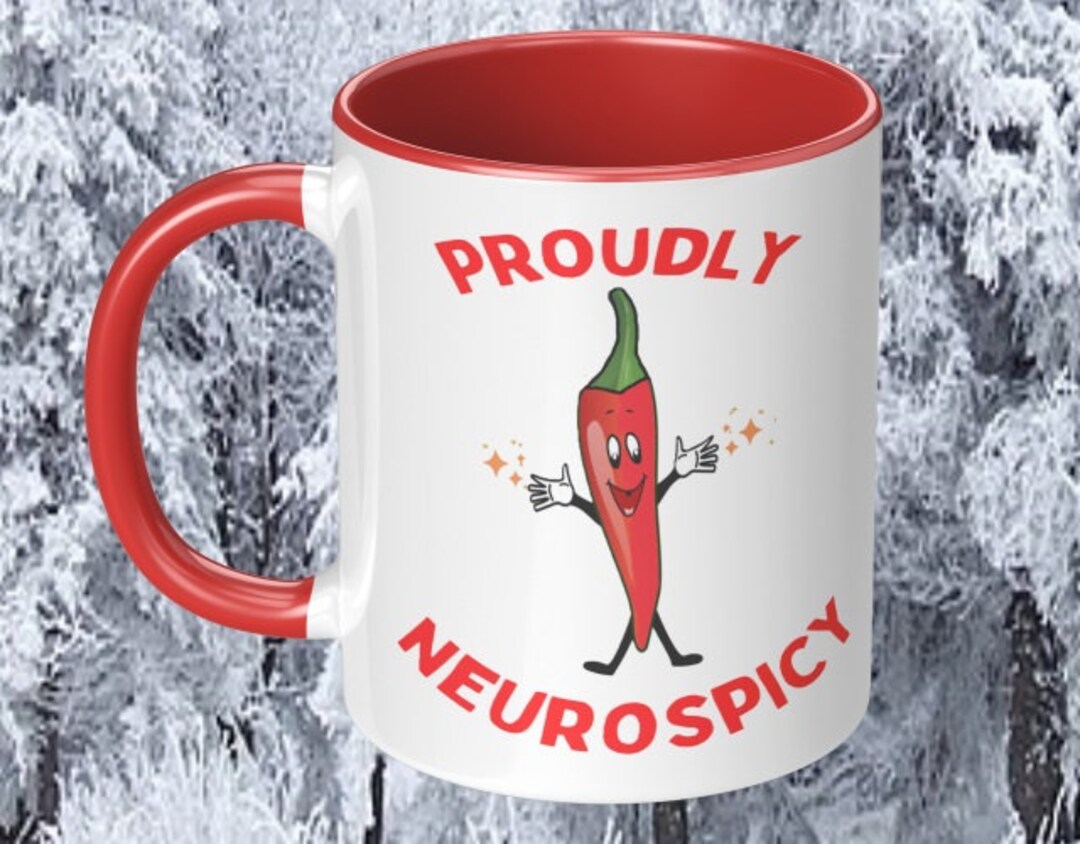 Funny Neurodivergent Proudly Neurospicy Mug for Friend With - Etsy UK