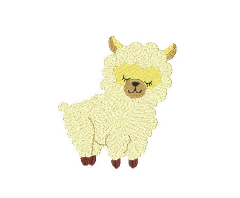 Llama Digital Embroidery File-machine Embroidery - Etsy