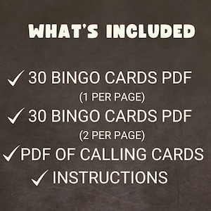 Printable Thanksgiving Bingo Activity With 30 Bingo Cards ...