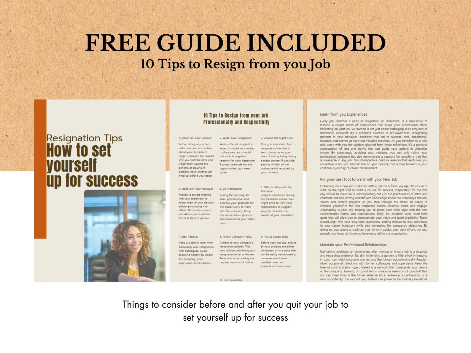 Resignation Letter Template Bundle for Microsoft Word and Google Docs ...