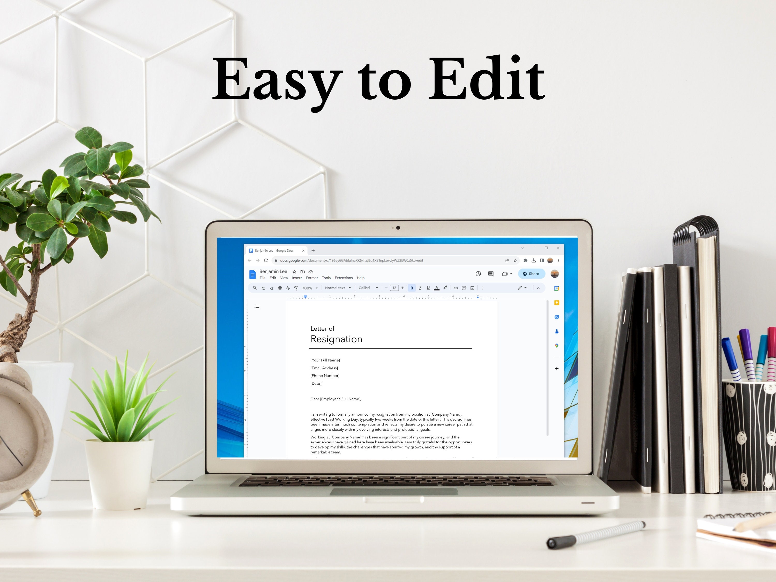 Resignation Letter Template Bundle for Microsoft Word and Google Docs ...