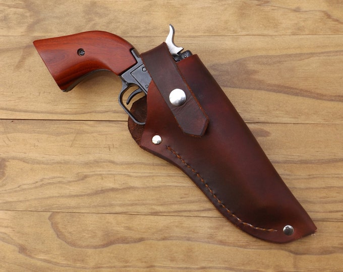 Revolver .22lr Holster Ruger Wrangler Heritage Rough Rider Hand Crafted ...
