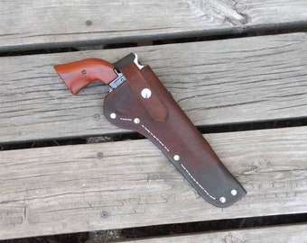 Revolver .22lr Holster Ruger Wrangler Heritage Rough Rider Hand Crafted ...