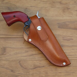 Revolver .22lr Holster Ruger Wrangler Heritage Rough Rider Hand Crafted ...