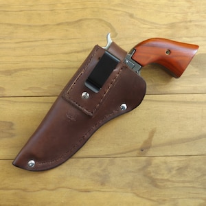 Revolver .22lr Holster Ruger Wrangler Heritage Rough Rider Hand Crafted ...