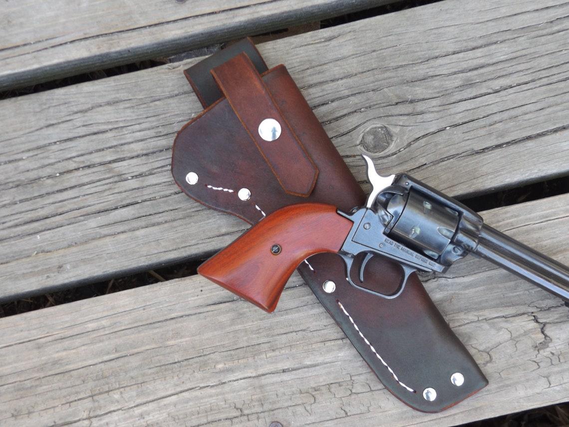 Revolver .22lr Holster Ruger Heritage Rough Rider Hand Crafted - Etsy
