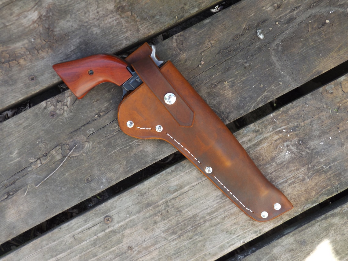 Revolver .22lr Holster Ruger Heritage Rough Rider Hand Crafted - Etsy