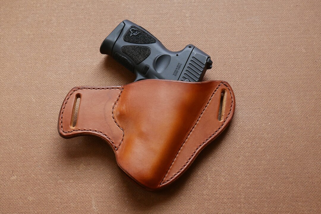 Leather Compact 9mm Pistol Pancake Sheath G3c Glock 19 - Etsy