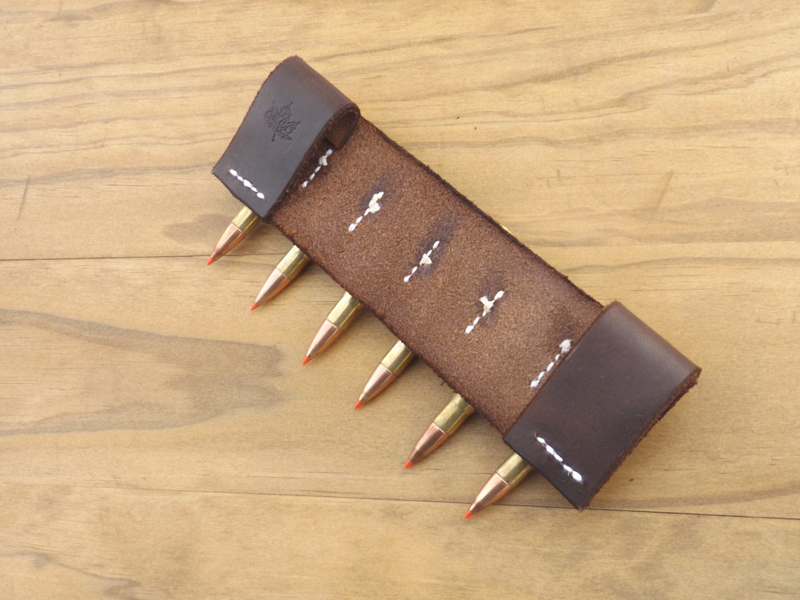 Leather Cartridge Carrier Traditional Belt Loop for Extra - Etsy UK