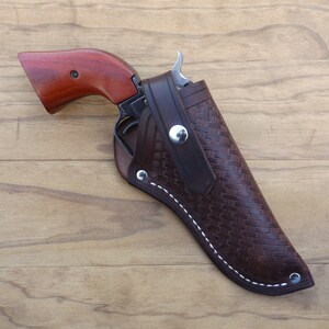 Revolver .22lr Holster Ruger Wrangler Heritage Rough Rider Hand Crafted ...