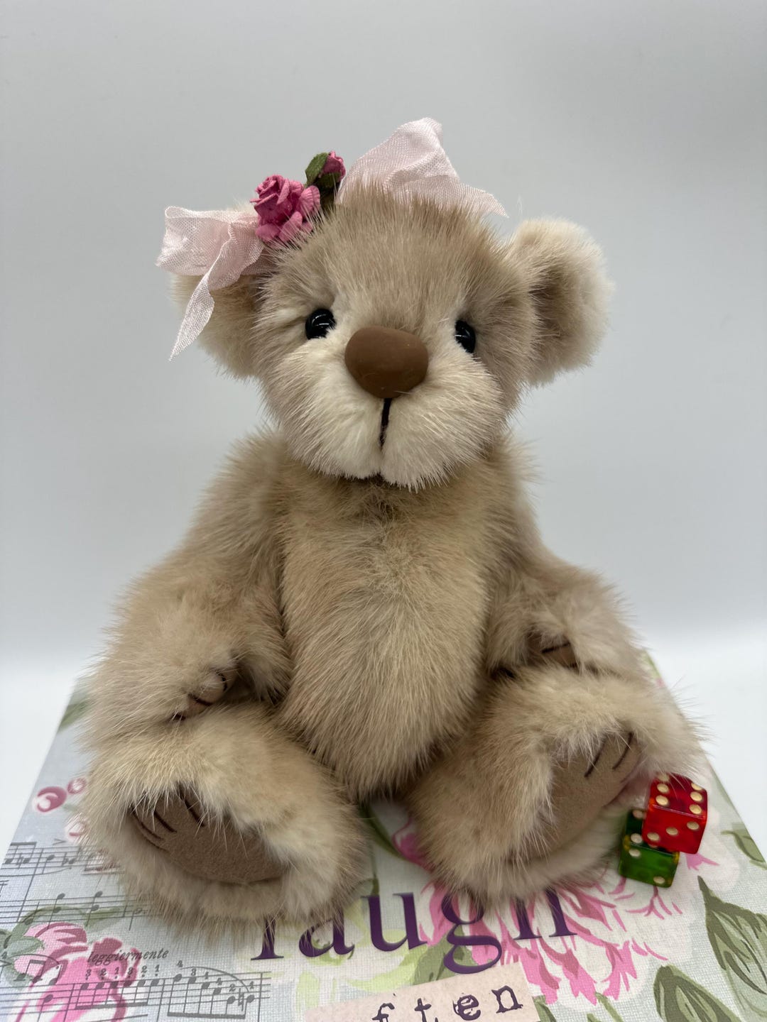 Annie - Artist Made, Handmade, Vintage Mink Fur, Teddy Bear ...