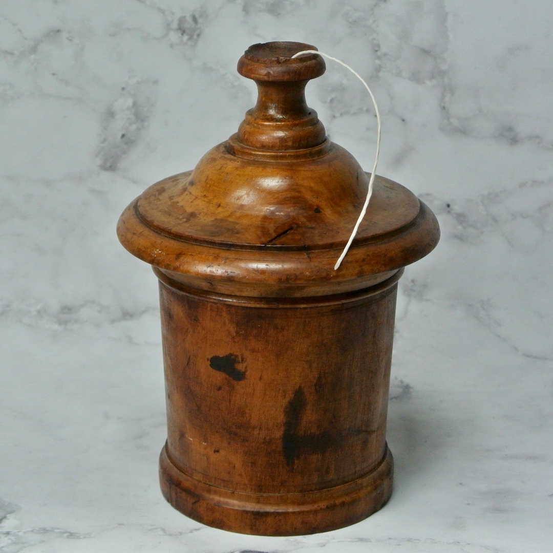 Antique Wooden String Holder, Treenware String Holder - Etsy
