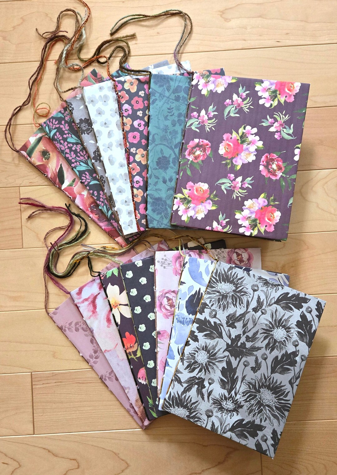 Floral Notebook BUY 2 GET 1 FREE Handmade Blank Paper Journal ...