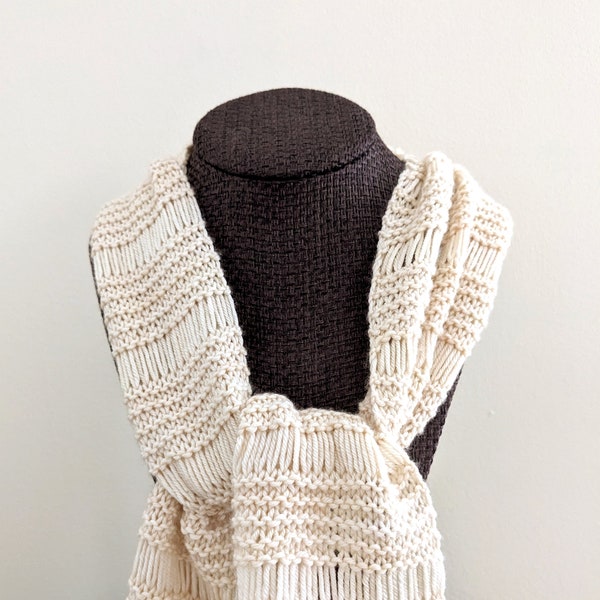 Drop Stitch Scarf - Etsy