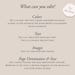 Printable Menu Template | Modern Calligraphy Menu Design for Weddings ...