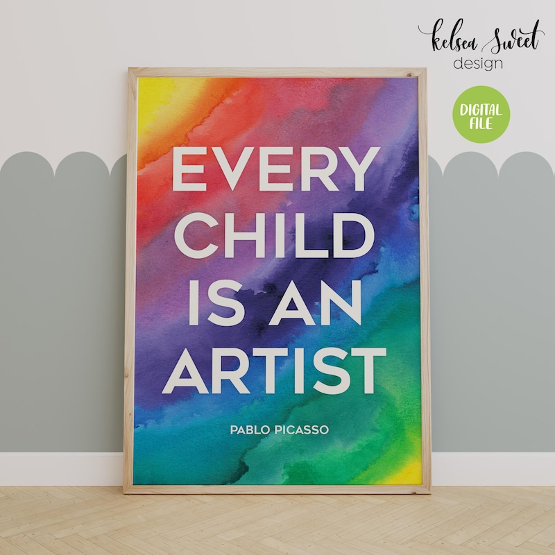 Every Child is an Artist - Etsy