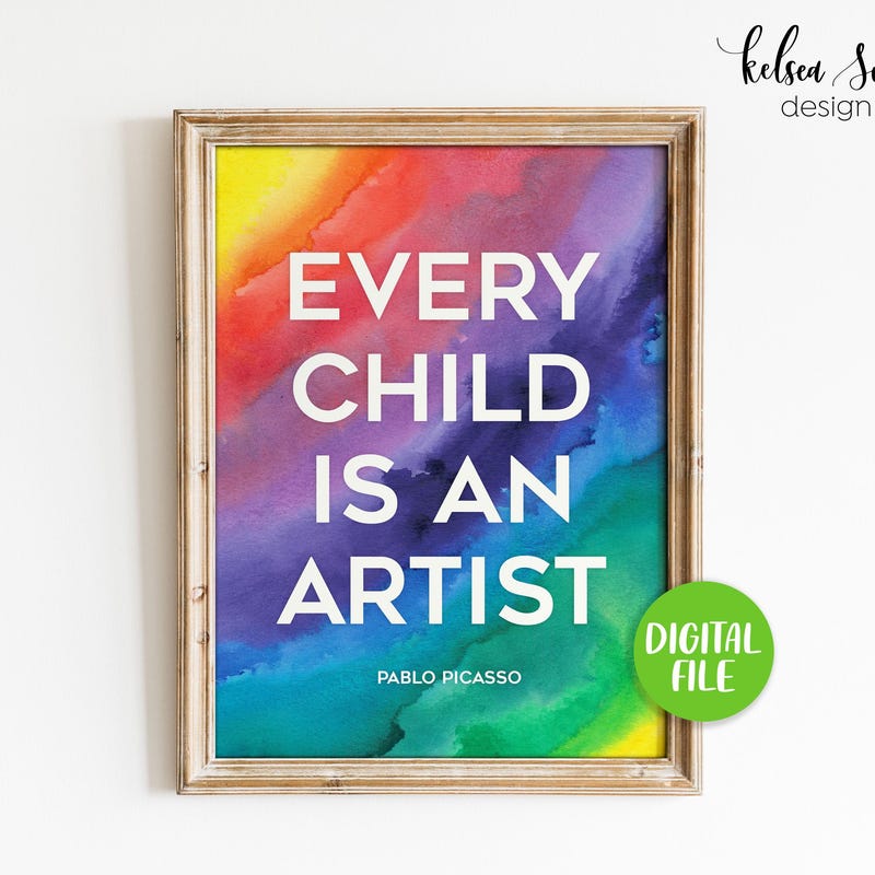 Every Child is an Artist - Etsy