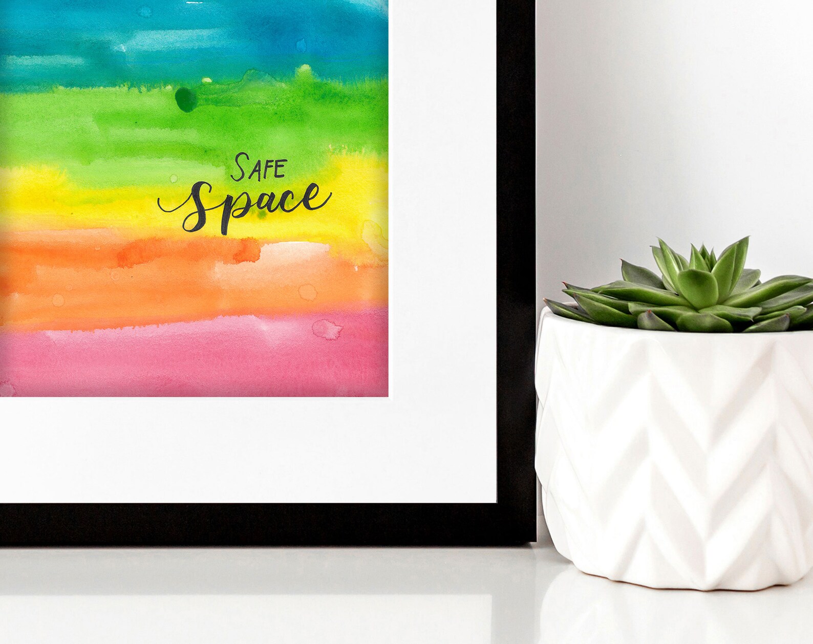 Safe Space, Inclusive Classroom Decor, LBGTQ Pride Decor, Support Trans ...