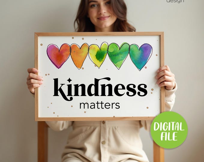 Diversity Classroom Pride Printable Poster, LGBTQ Inclusion, Kindness ...