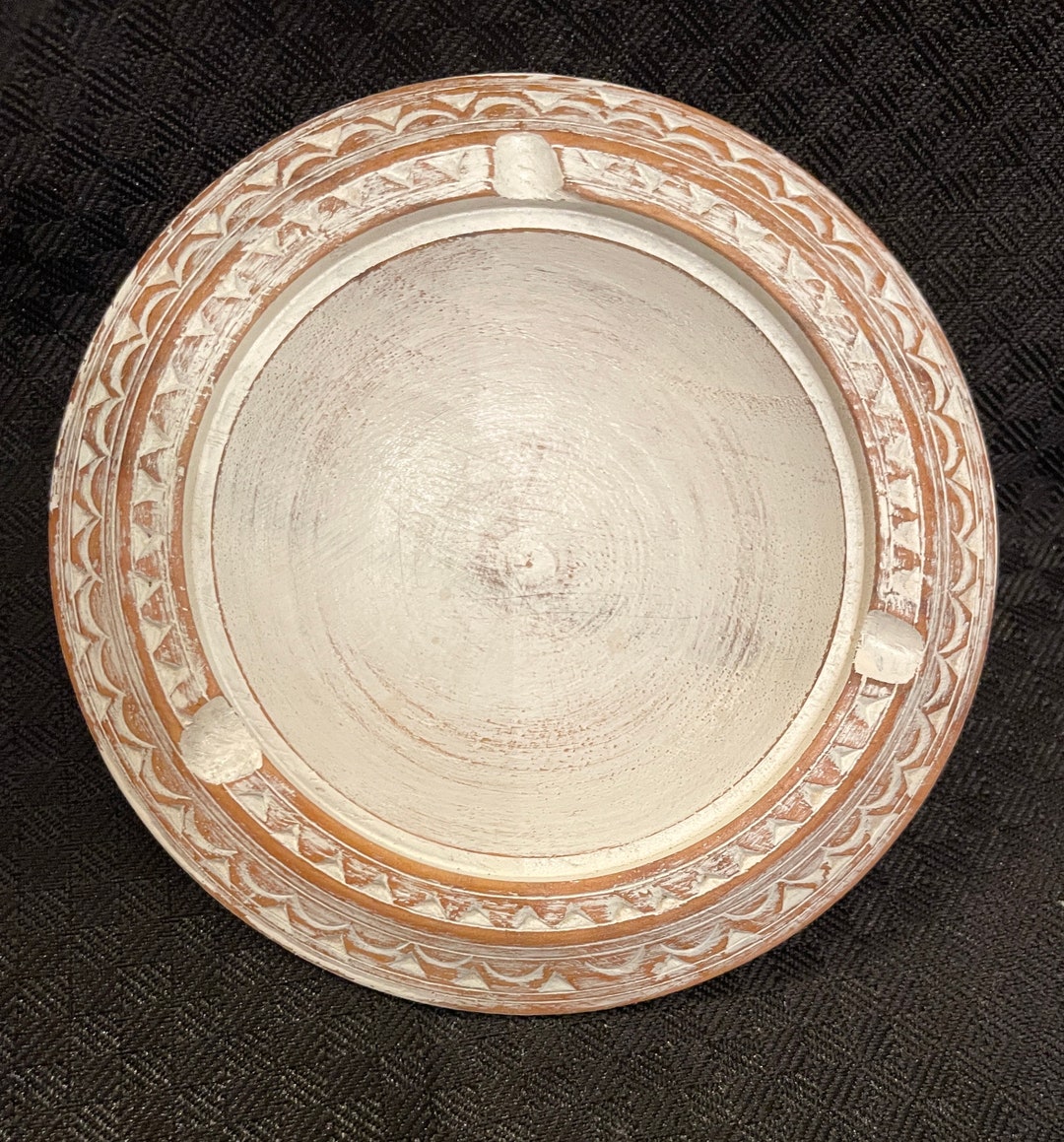 Small Wooden White Croatian Plate Wall Art - Etsy